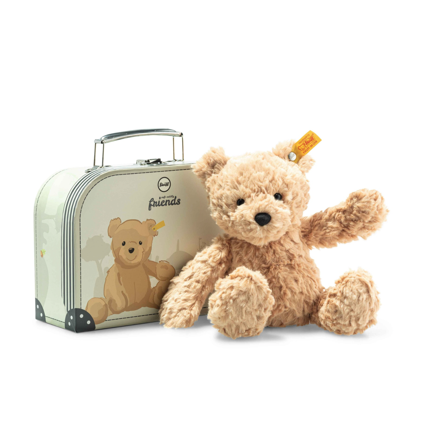 Steiff Jimmy Plush Children's Teddy Bear in Suitcase