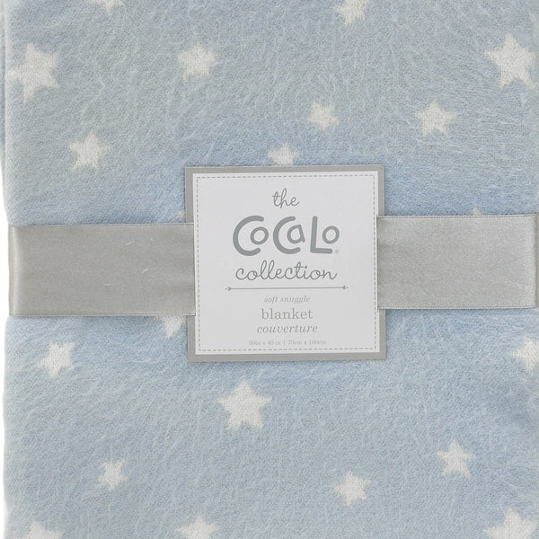 Cocalo Blue & White Stars Baby Blanket – Lovely Linen